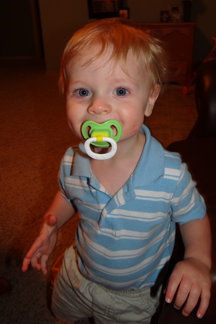 Anything But Grey: Paci Baby . . . Errrr, Toddler