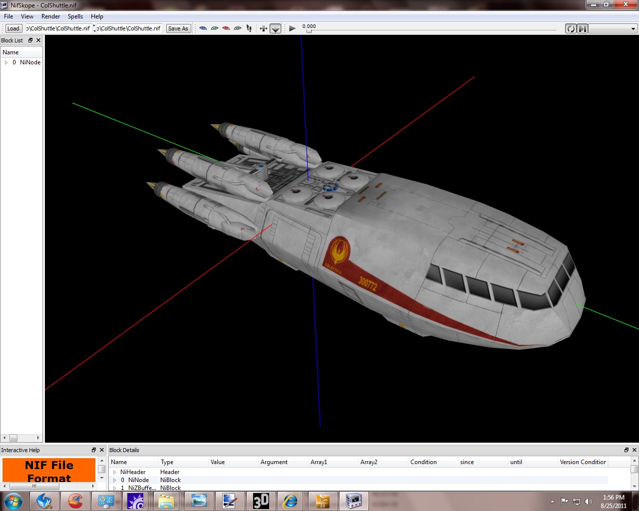MTK's Card Craft: NBSG Colonial Shuttle Large scale