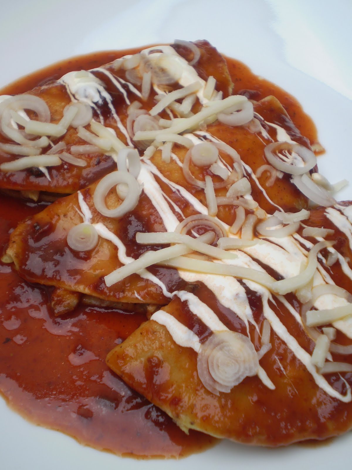 Sazón del corazón: Enchipotladas