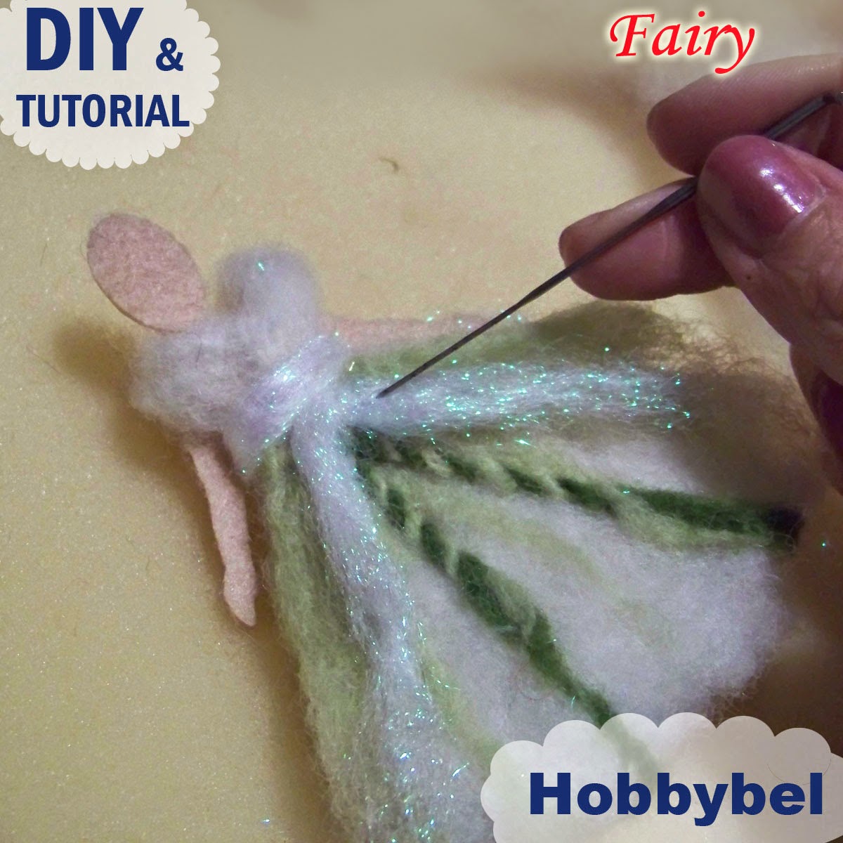 TUTORIAL FATA DI LANA CARDATA - DIY WALDORF DOLL, FAIRY CRAFT, NEEDLE FELT