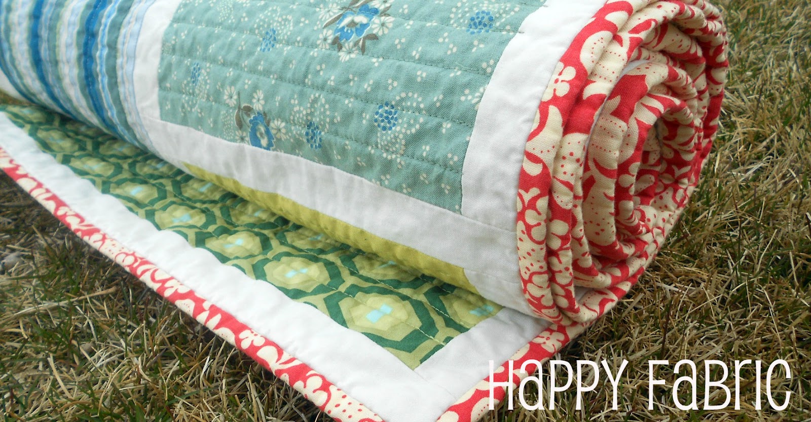 Happy Fabric: Colorblock Quilt!