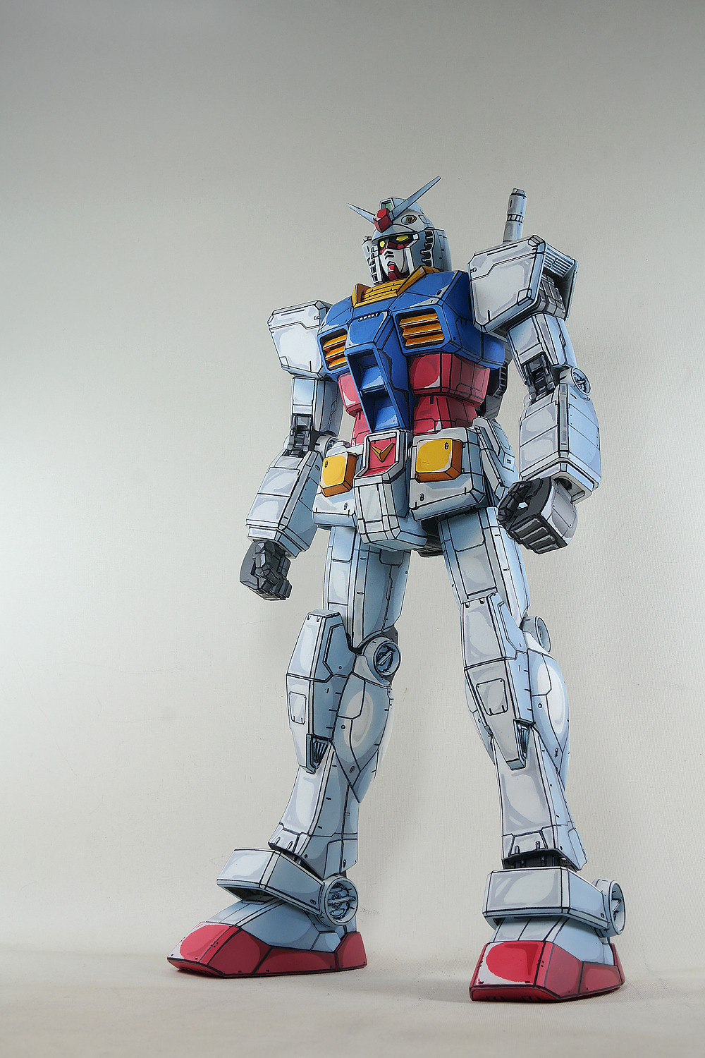GUNDAM GUY: 1/48 RX-78-2 Gundam [Anime Colors Ver.] - Painted Build