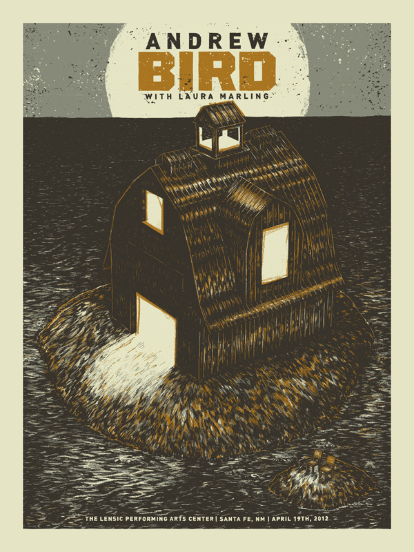 INSIDE THE ROCK POSTER FRAME BLOG: Eric Church and Andrew Bird Posters ...