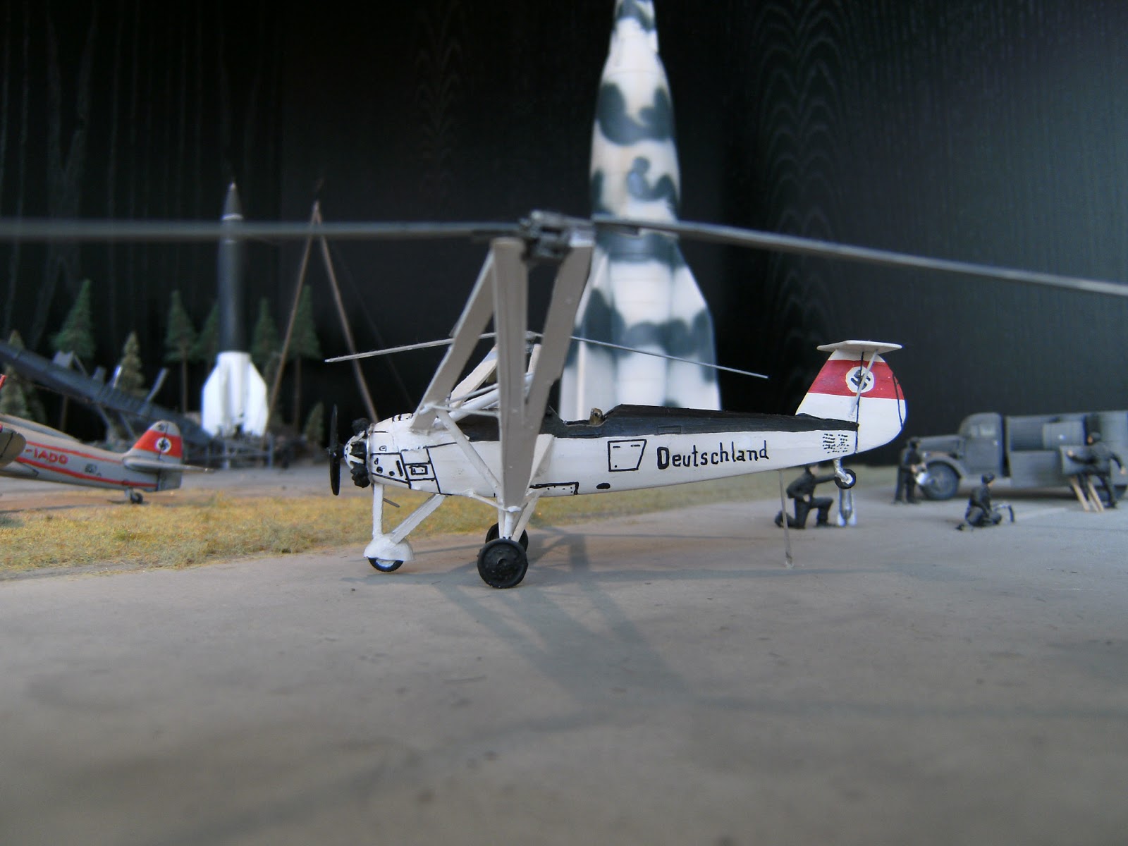Happyscale-Modellbau: Focke Achgelis Fa 61 - Huma models scratch ...