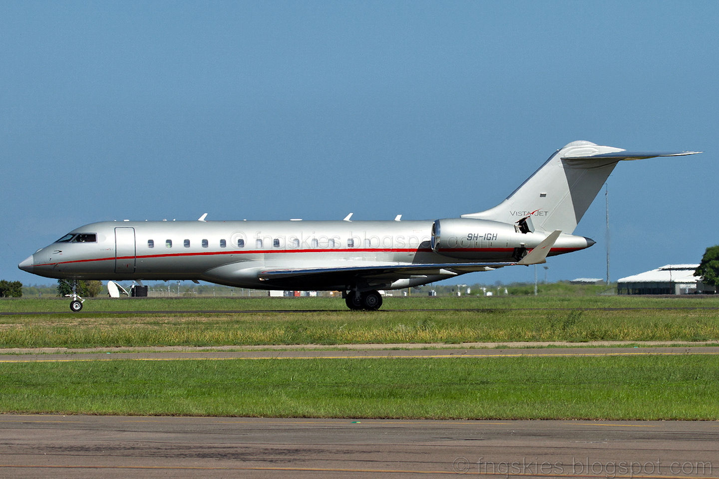 Far North Queensland Skies: VistaJet Global Express 9H-IGH