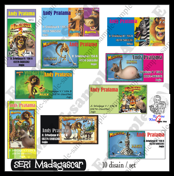 Sticker-Labelku: Madagascar