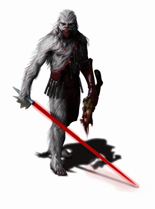 I Loved the Yeti: Not Yeti as Sith Friday: Evil White Wookiees