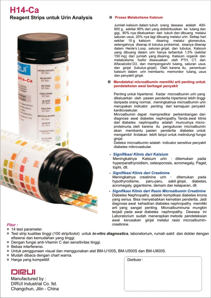 PT. SATRIA KENCANA MEDIKA: DIRUI BM-SERIES