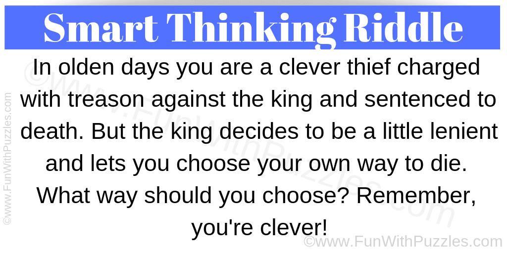 Smart Thinking Riddle to Challenge your Mind