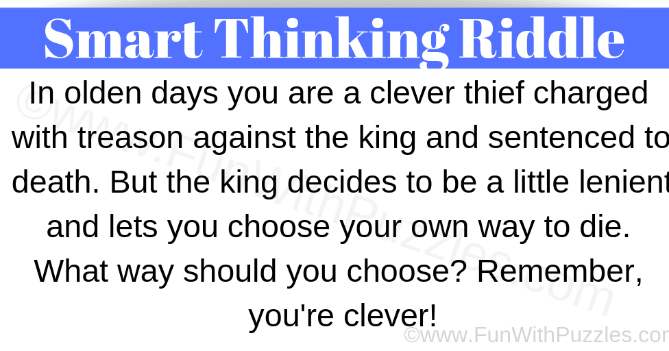 Smart Thinking Riddle to Challenge your Mind