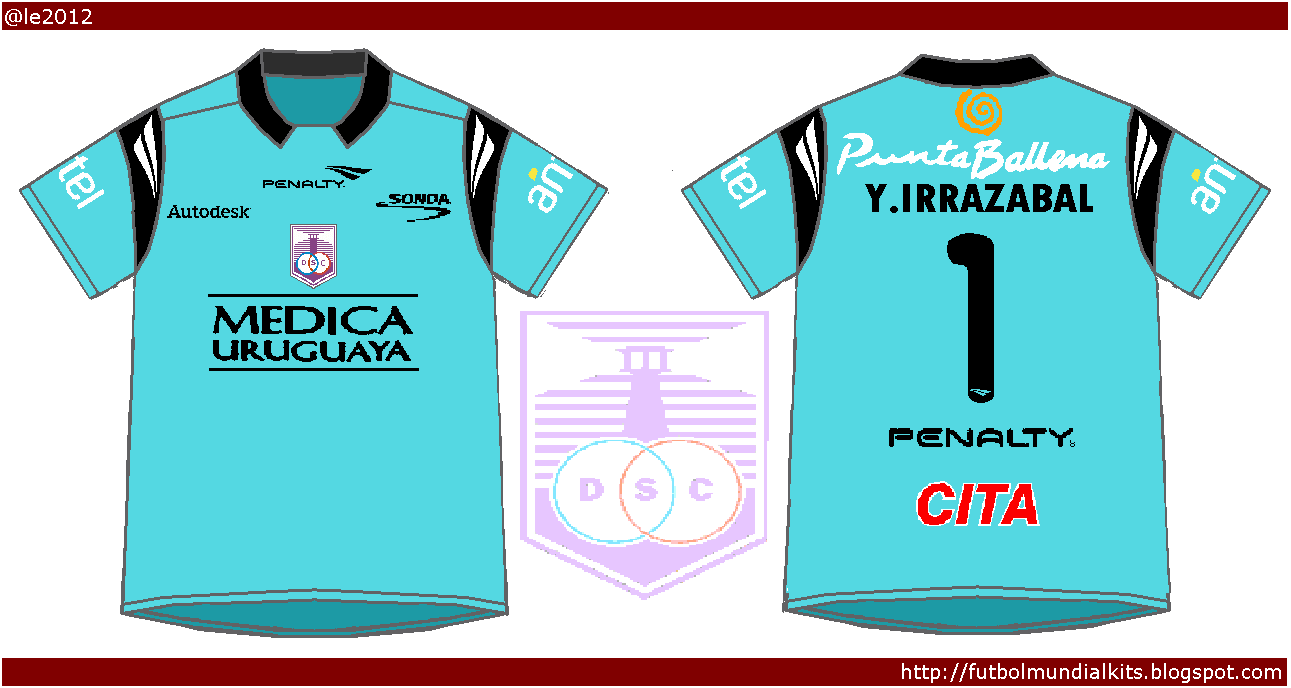Fútbol Mundial Kits - Uruguay: Defensor Sporting - 2012 (buzo de arquero)