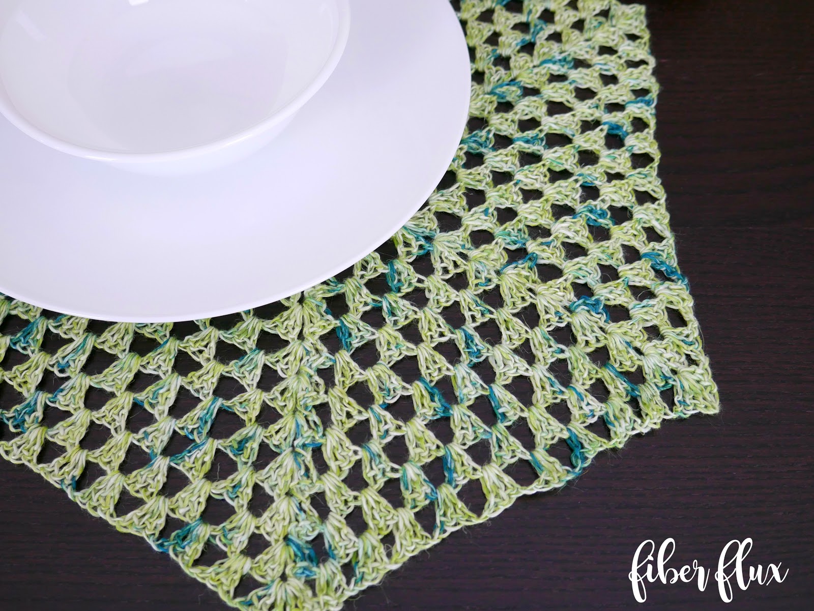 Free Crochet Pattern...Beach Grass Placemat and Coasters! | Fiber Flux ...