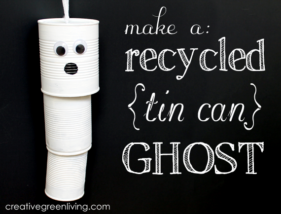 How to Make a Tin Can Ghost Wind Chime | Creative Green Living