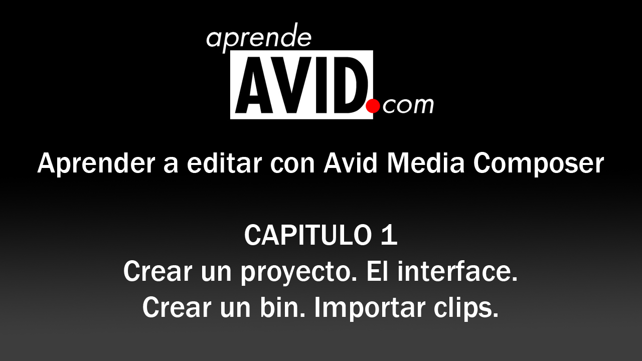 Nuevo curso, ocho nuevos vídeotutoriales para iniciarte con Avid Media ...