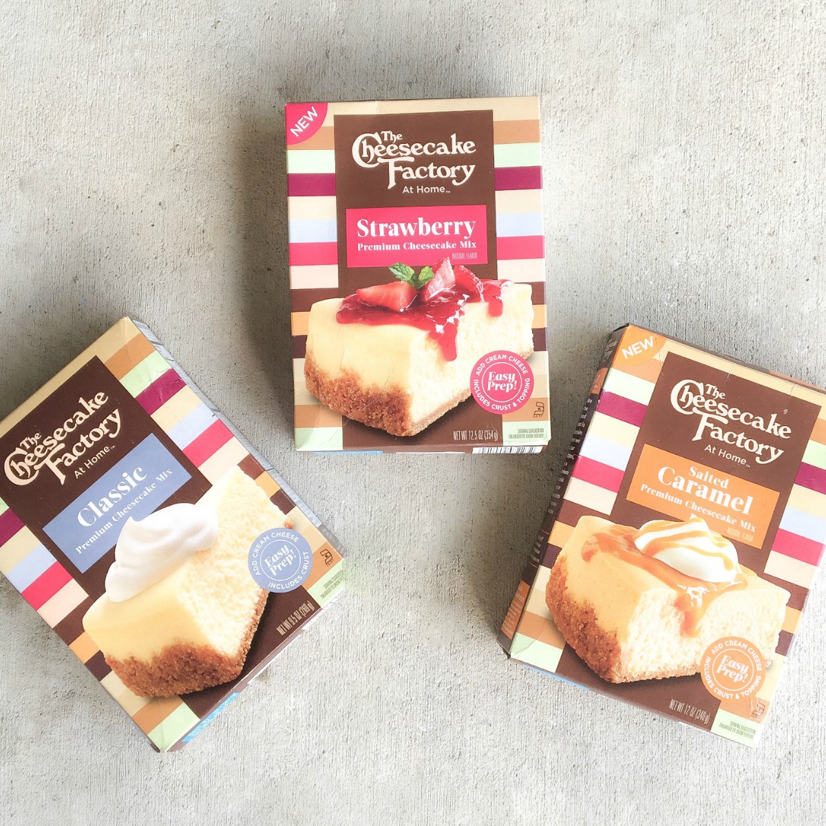 Click HERE to learn more about Cheesecake Factory At Home Cheesecake Mixes