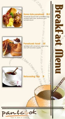 Gladys Piscentia: Pan&Cook Menu Design