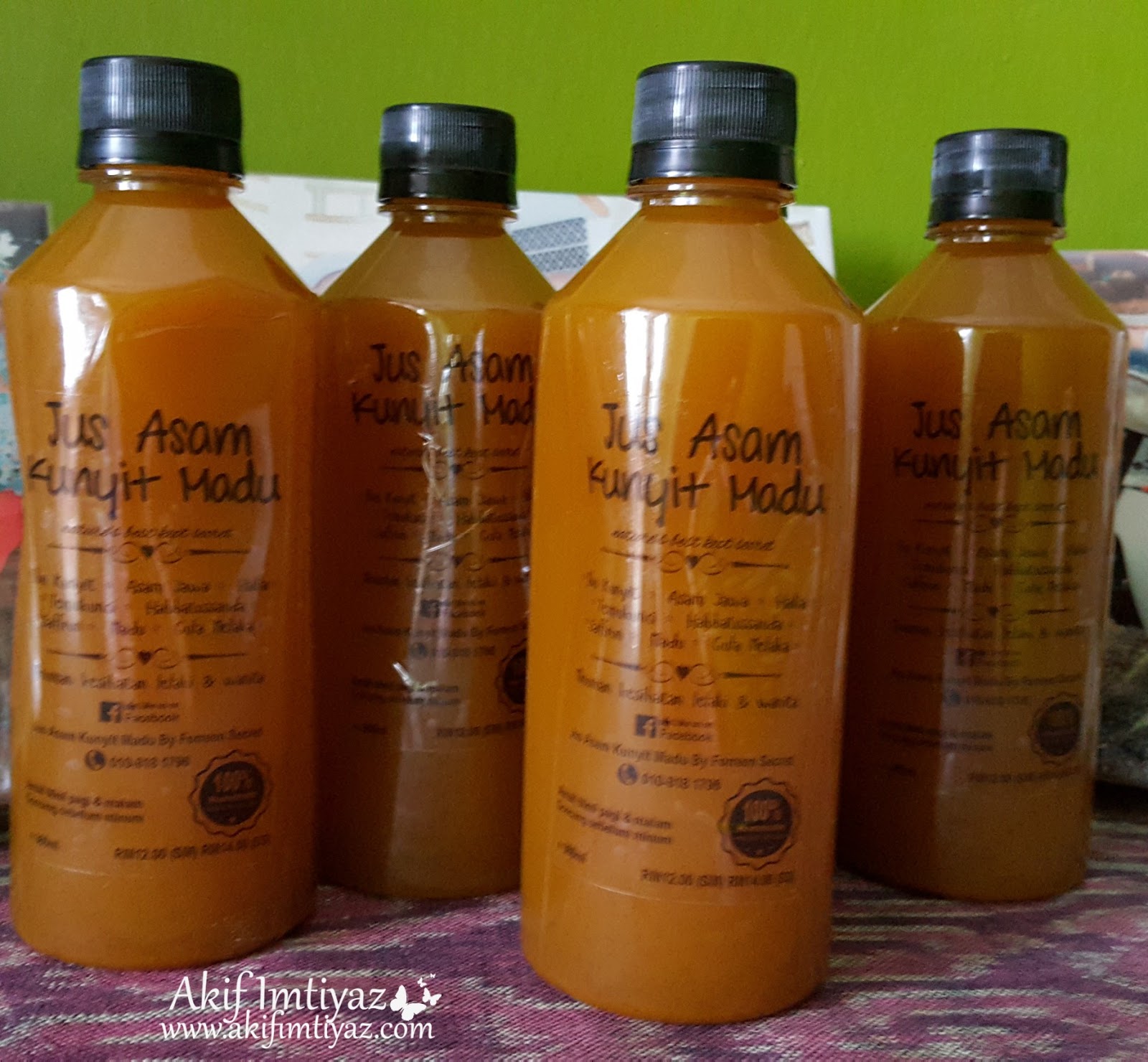 Jus Asam Kunyit Madu Bagus Untuk Kesihatan