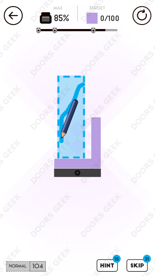 Draw Here Level 104 ~ Doors Geek