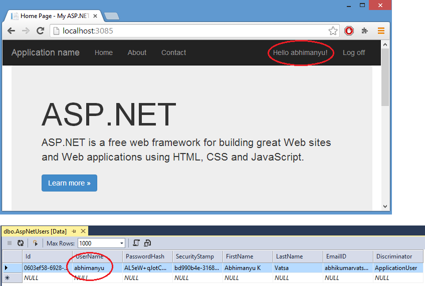 Customize User S Profile In Asp Identity System