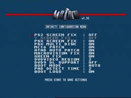 ModBo 5.0d: Matrix-Infinity-Menü