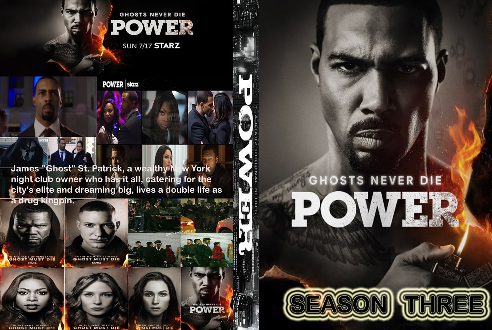 KIM JACOBS UG: POWER SEASON THREE (TV SERIES) dvd cover