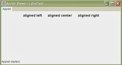 Creating Labels in an Applet Window using Advanced Java Programming
