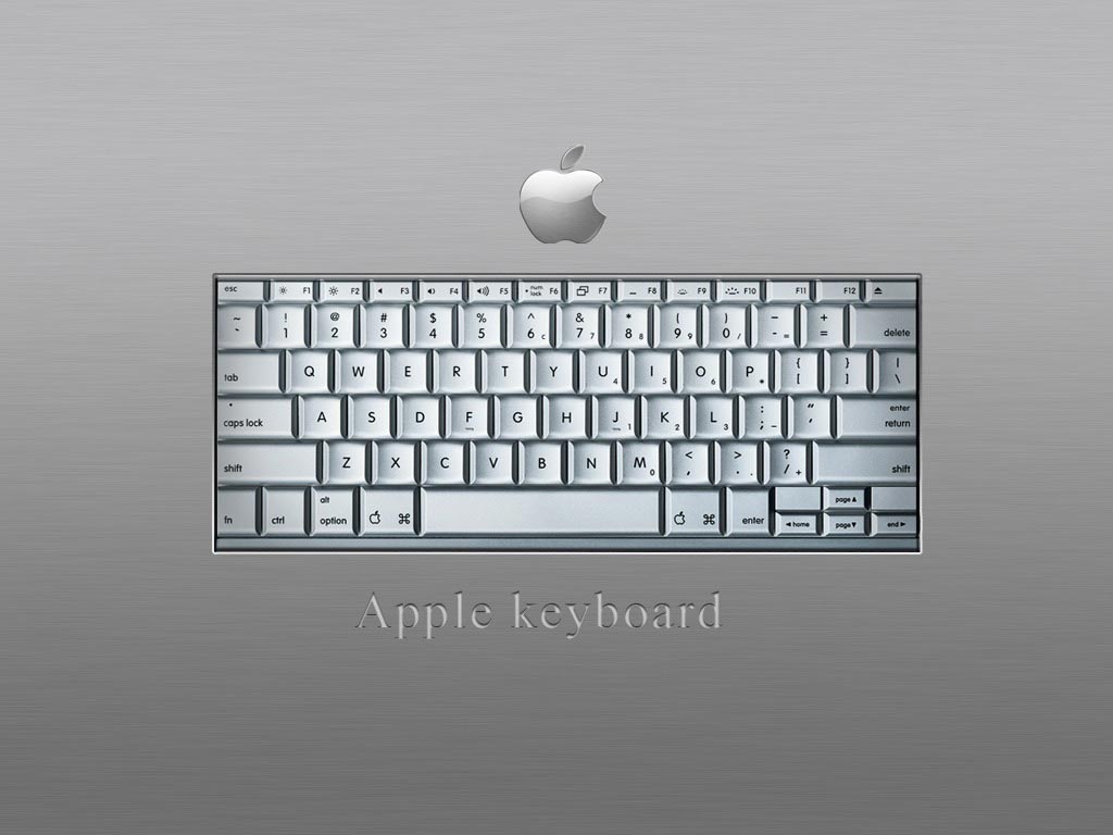 White Keyboard ~ HD Wallpaper