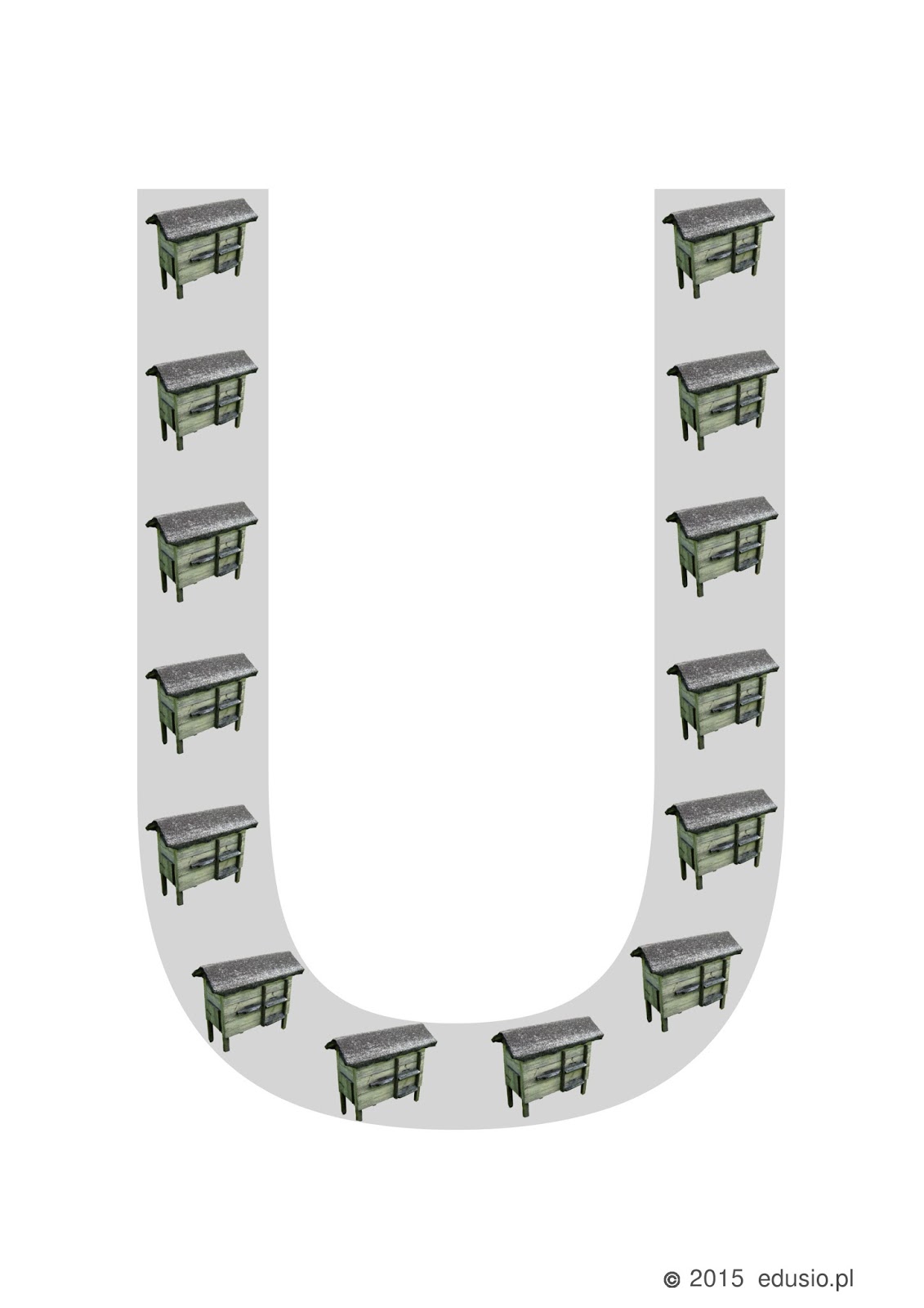 edusio - druczki do nauczki: Litera U