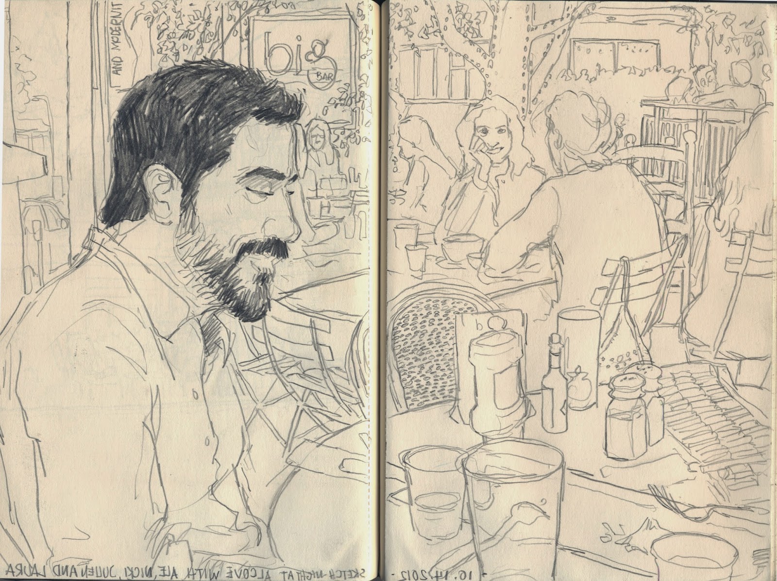 Simon Otto: Sketch Night at Alcove