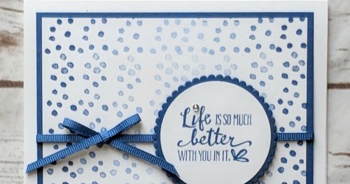 Create with Christine : Blueberry Bushel In-Color Card