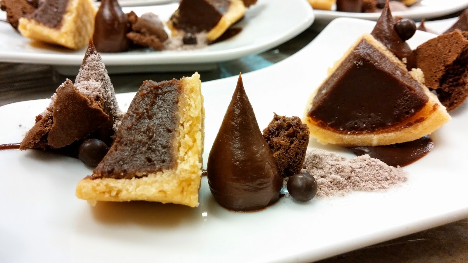 Chef D's Chocolate Fever: Plated Miniature Buffet Desserts