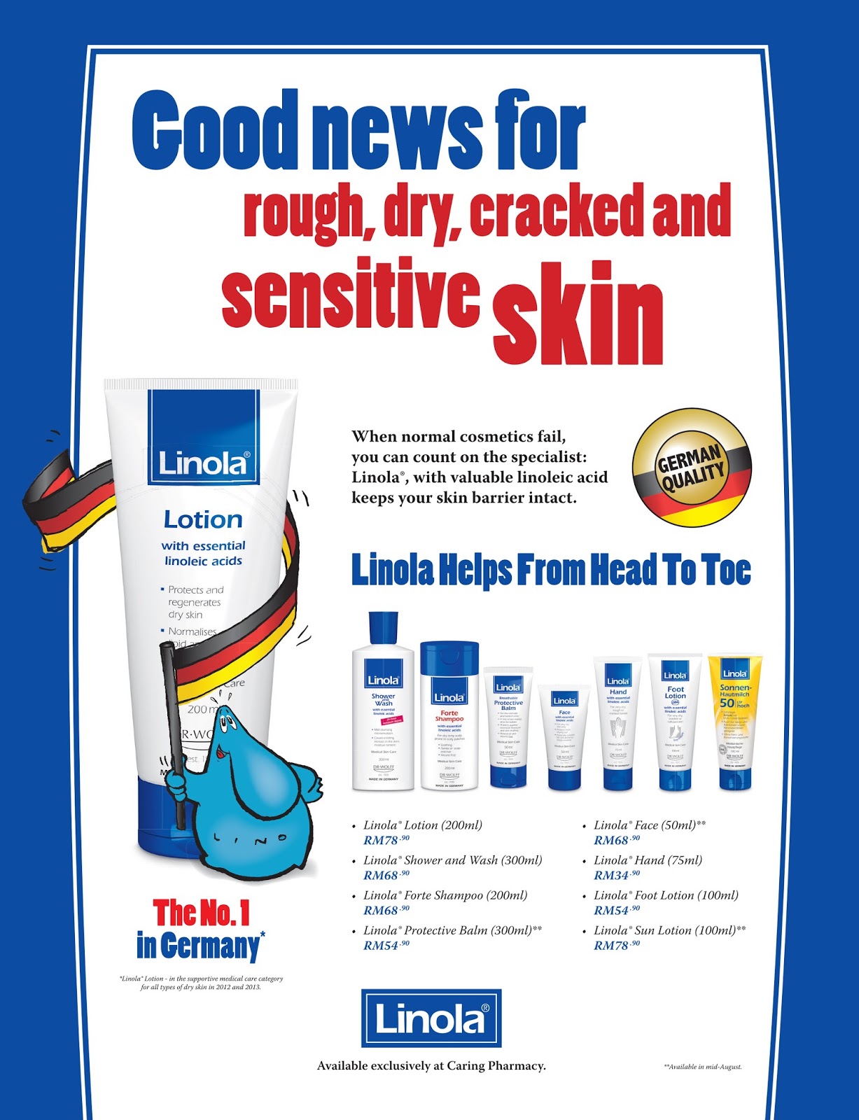 Belongs to Miss A: LINOLA to the rescue!