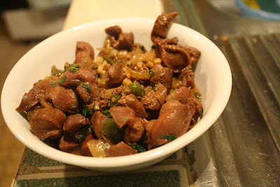 Tastum Goodum: Trini Breakfast Dishes - Stewed Chicken Gizzards and Liver