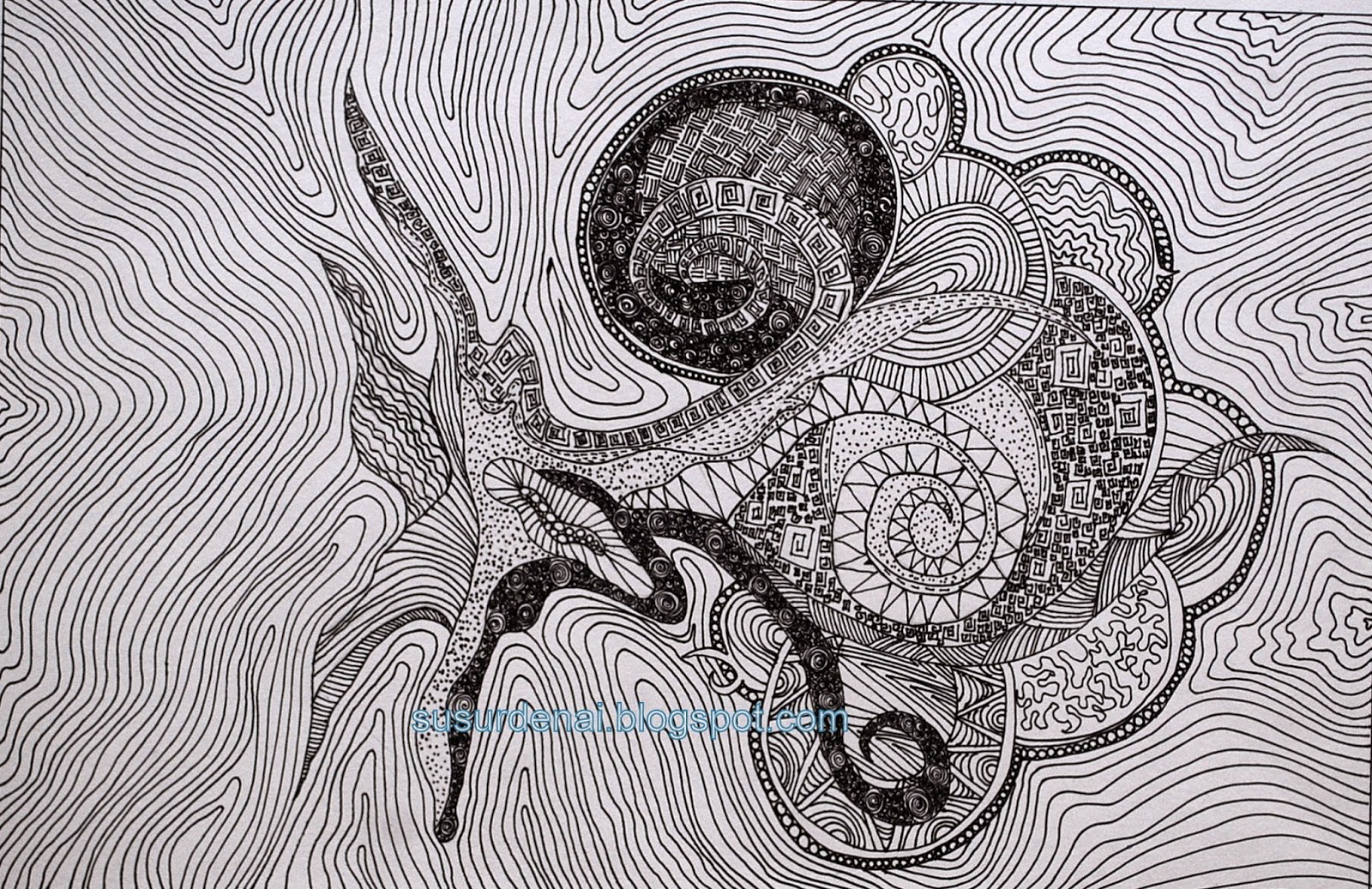 SusurDenai: APLIKASI GARISAN DALAM KARYA VISUAL