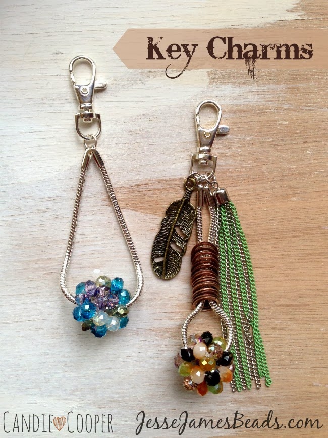 Jesse James Beads: How to Make a Beaded Key Chain