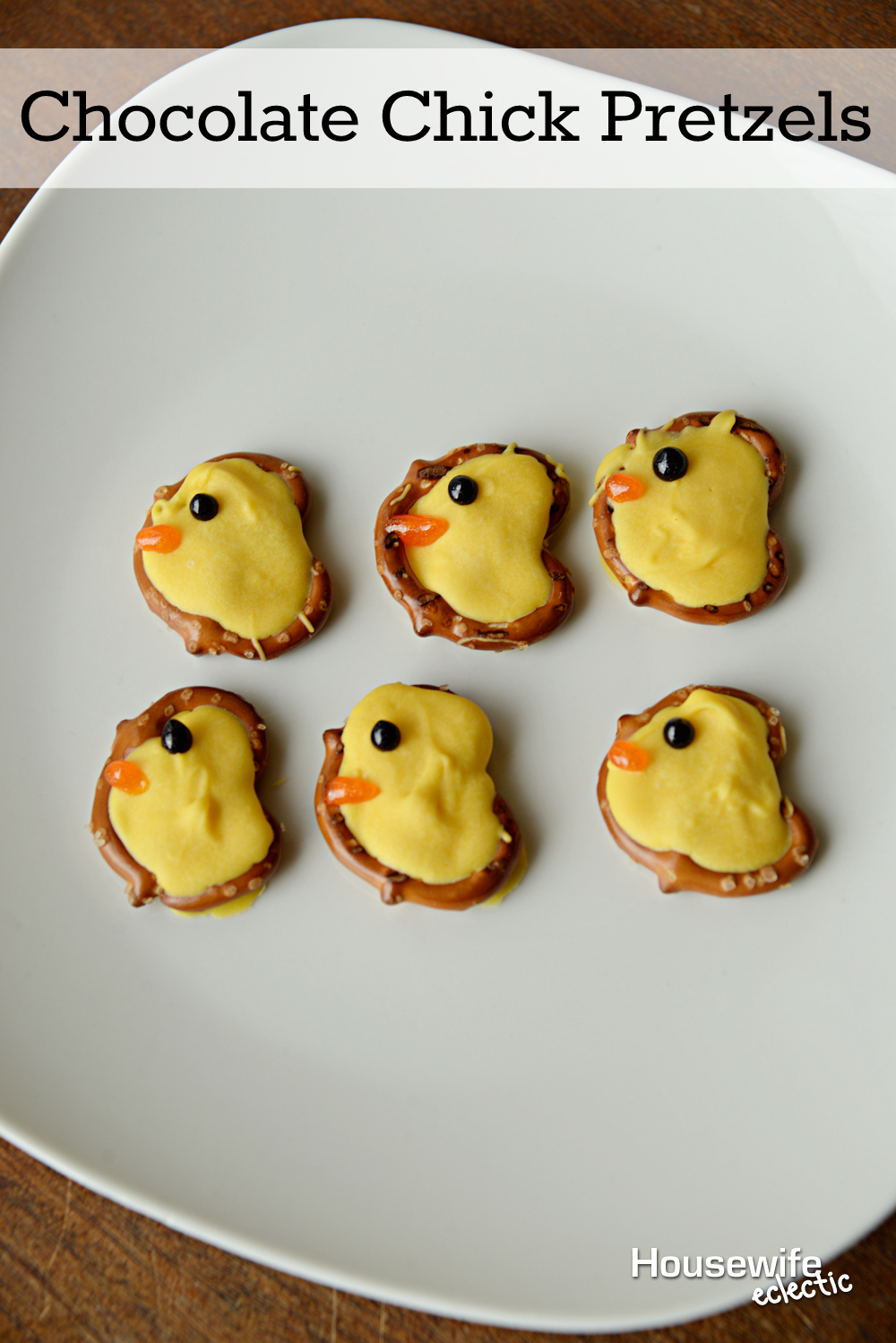 Chocolate Chick Pretzels - Housewife Eclectic