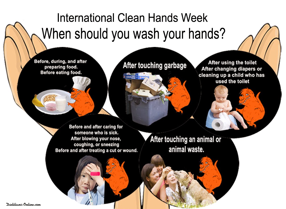 Dietitians Online Blog: International Clean Hands Week