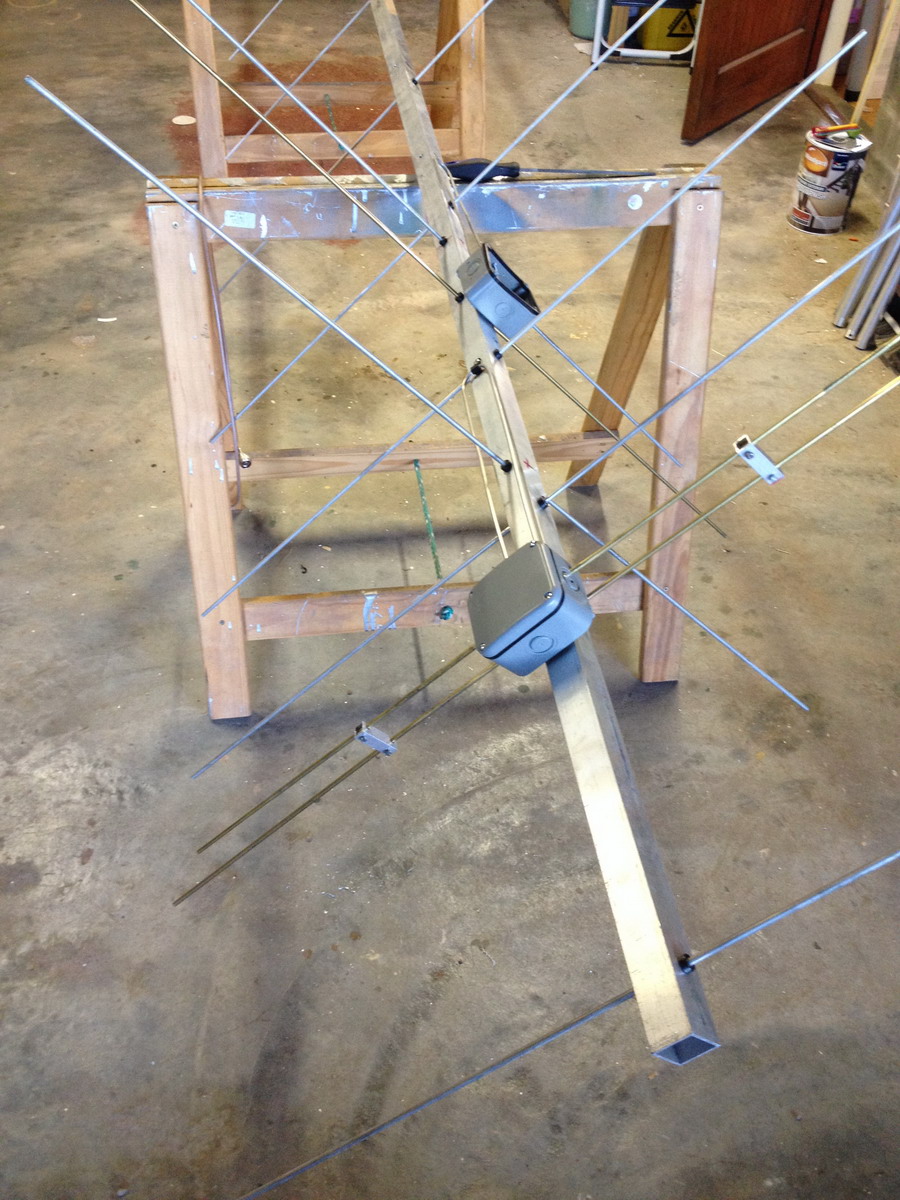145Mhz Cross Yagi ~ ZS1II - VE2EK Amateur Radio Website