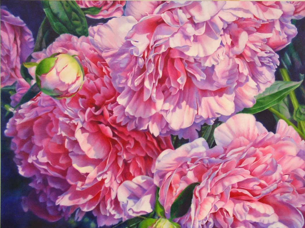 Barbara Fox - Daily Paintings: FLOWER OF RICHES peony oil painting