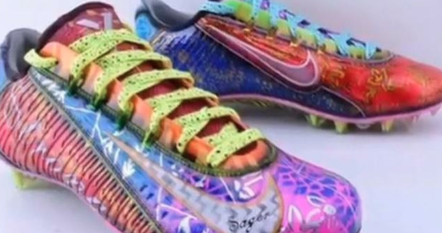 Odell Beckham & Golden Tate Honor Craig Sager With Custom Cleats ...