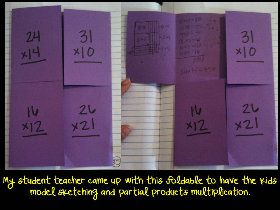 Tales of Frogs and Cupcakes: Foldables Week: Math