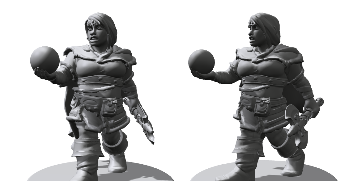 The Other Side blog: Hero Forge: Meet Roryn, Xothia of the Rock