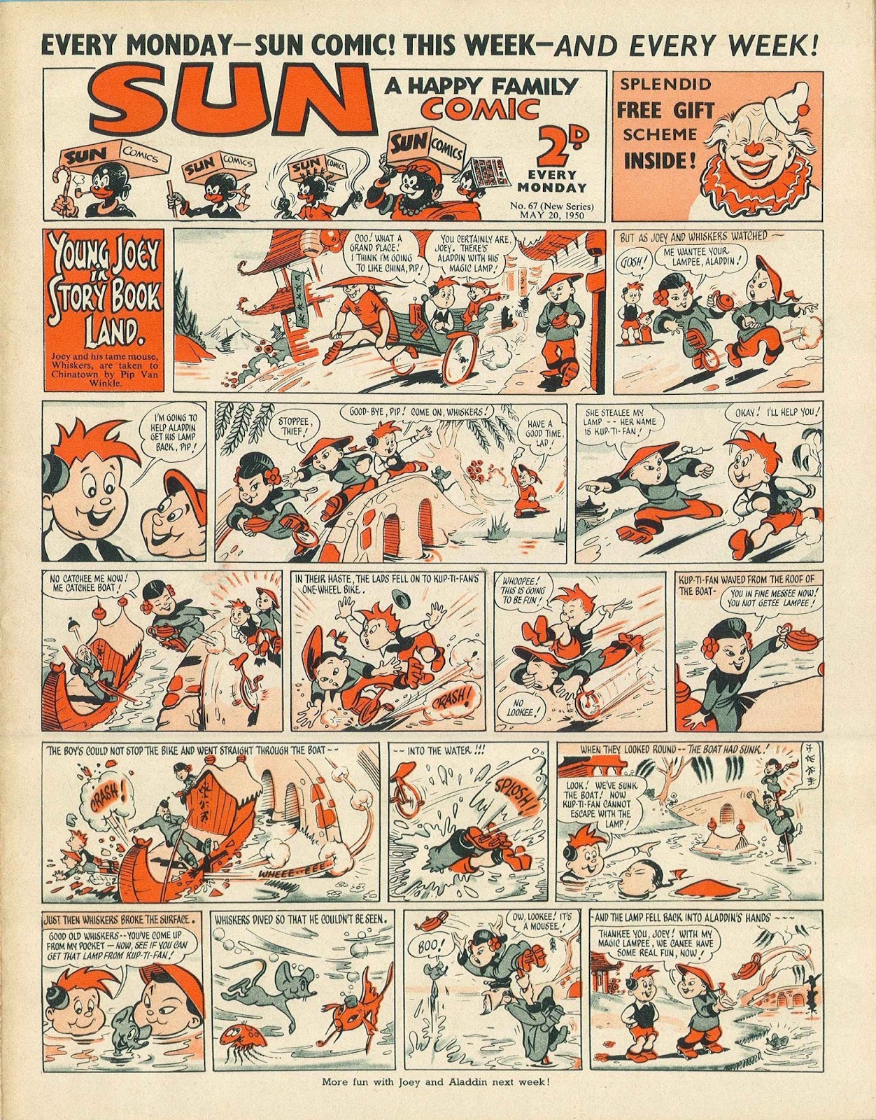 Old-fashioned Comics: Sun #060, #062 - 063, #065, #067, -#068 - 69, #71 ...