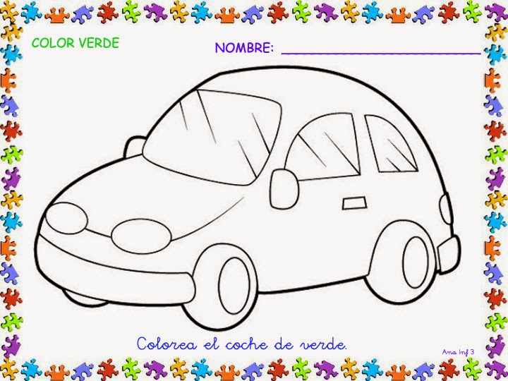 INFANTILES DE ANA V.: LOS COLORES: EL COLOR VERDE