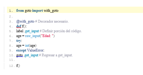 sentencias en python