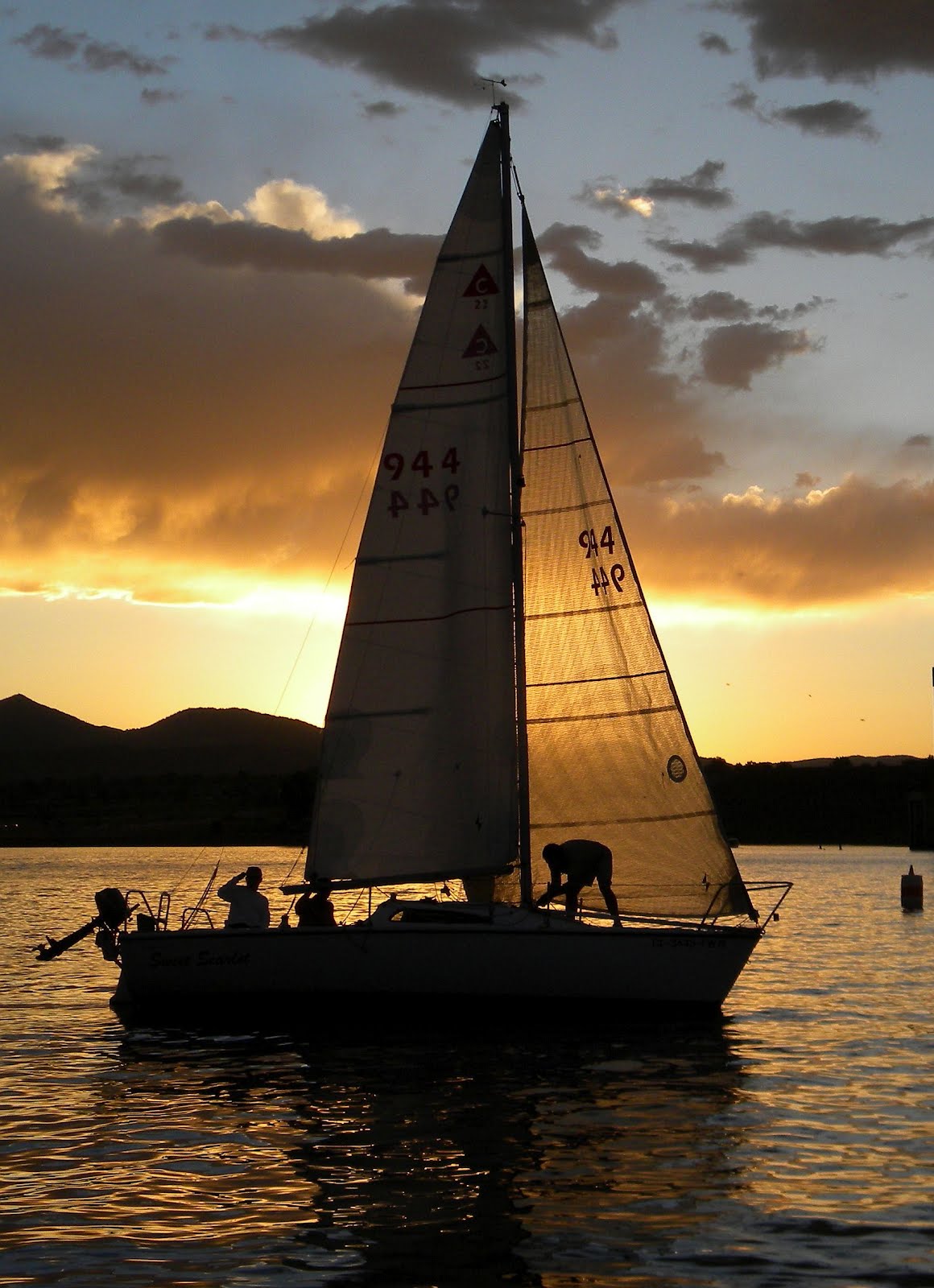 Desert Sea - New Mexico and Southwestern Sailing: End of the day for ...