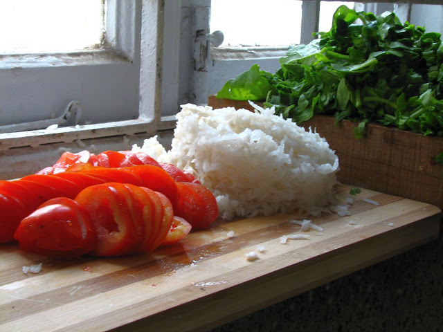 Food!: Muli Tomato Palak