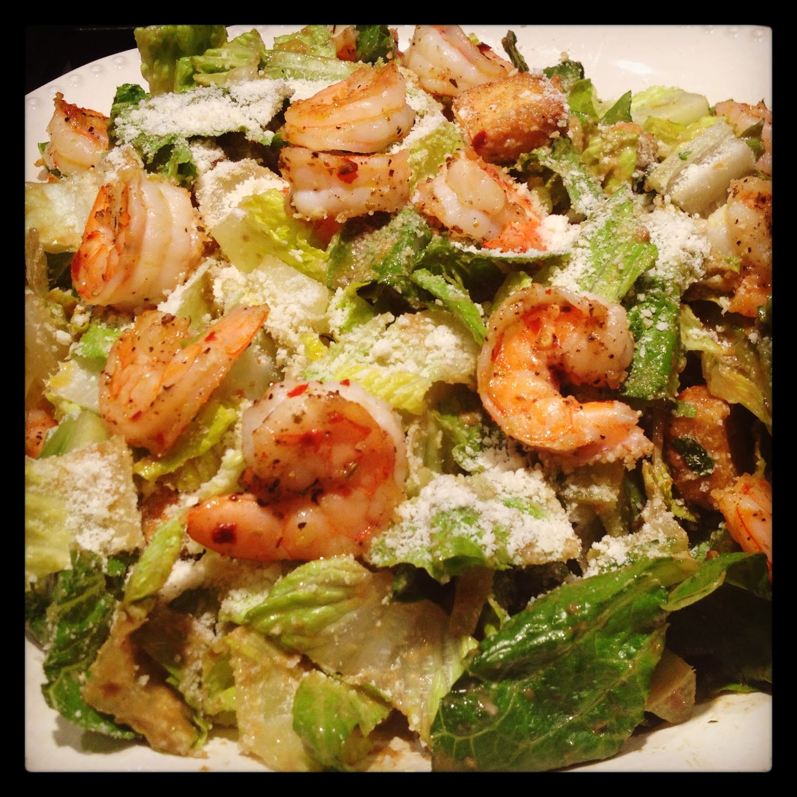 Fetching Fun: Spicy Shrimp Caesar
