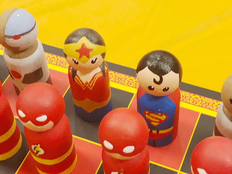 DIY Party Mom: Marvel vs DC DIY Superhero Chess Game