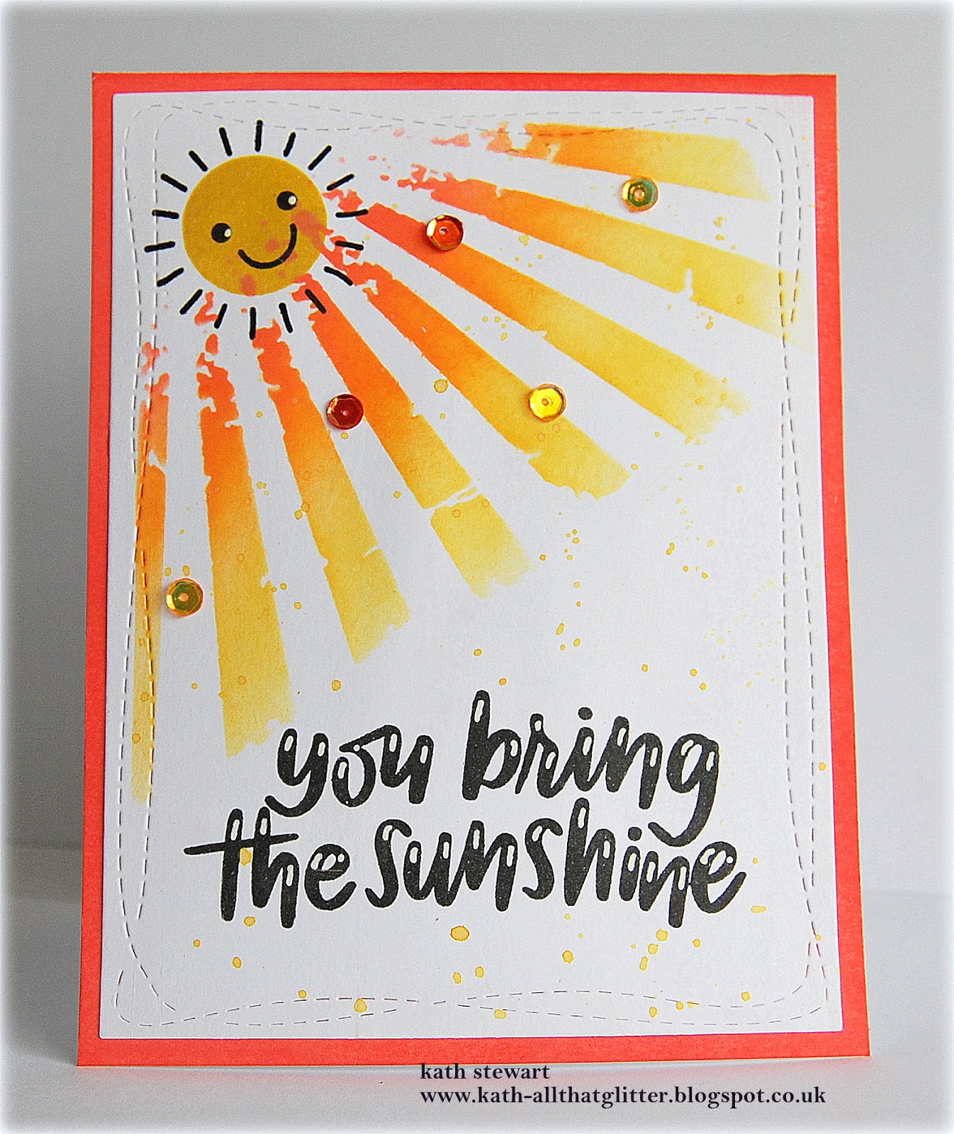 You Bring The Sunshine... - Free Craft Tutorial